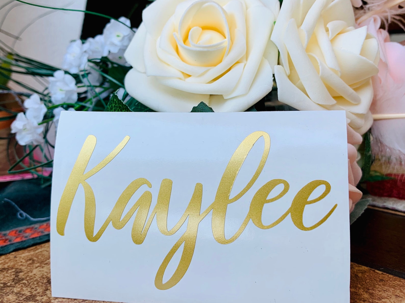 Custom Name Vinyl Decals Personalized Name Decals Name | Etsy