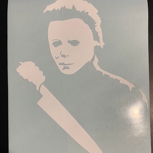 Michael Myers Decal Sticker | Sticker for Car Window | for Tumbler ...