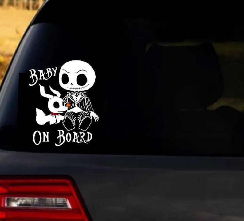 Baby Jack Skellington on Board | the Nightmare Before Christmas Decal ...