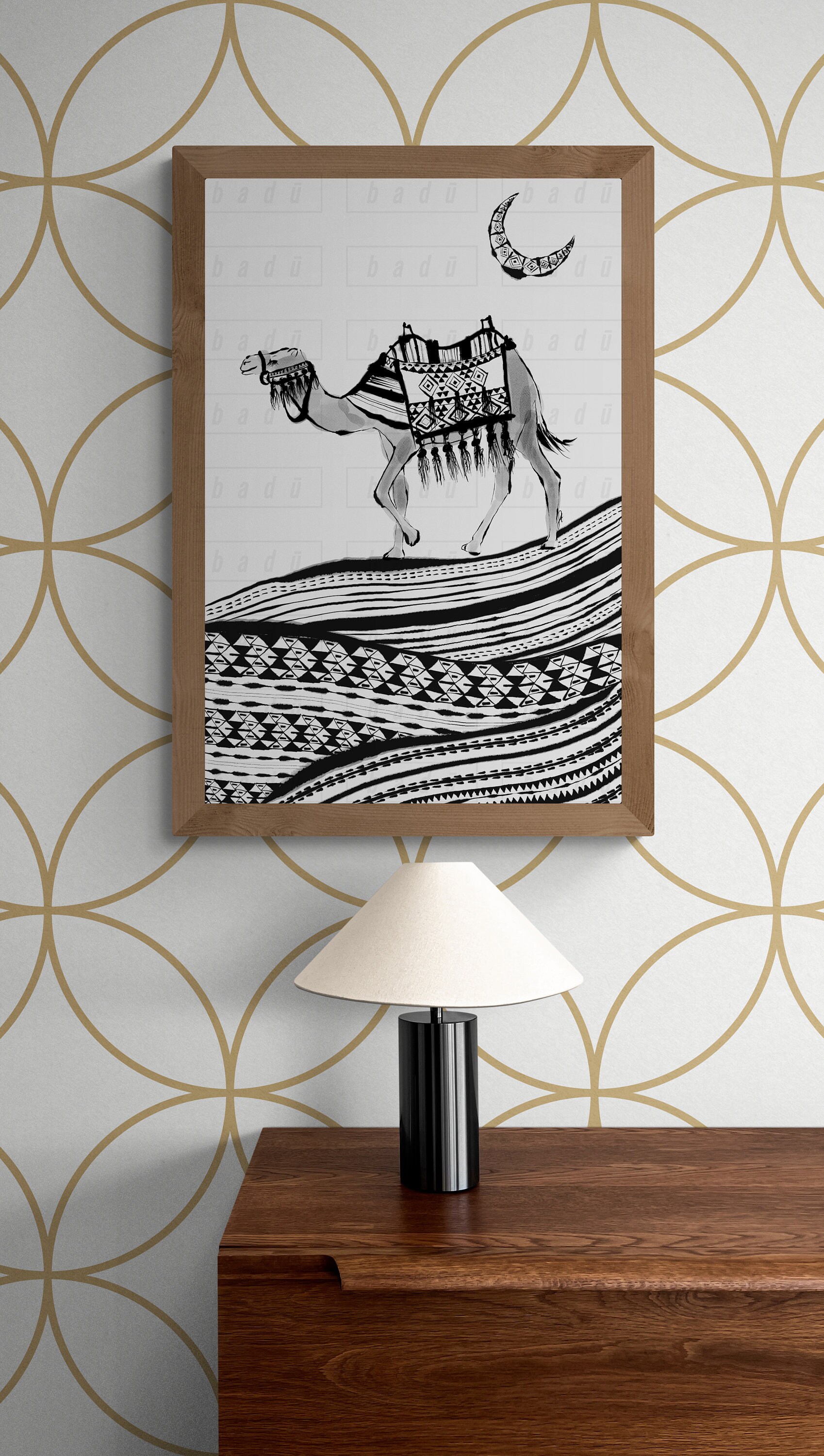 Sahra Camel Downloadable Art,desert Modern Print,middle Eastern Wall ...
