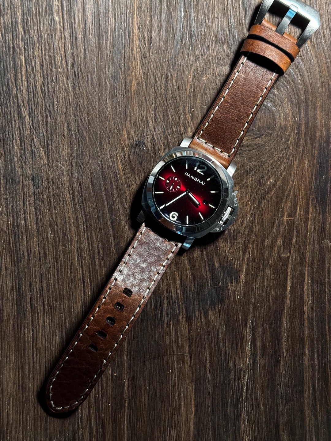 Panerai Horween Bison Leather Watch Straps - Etsy