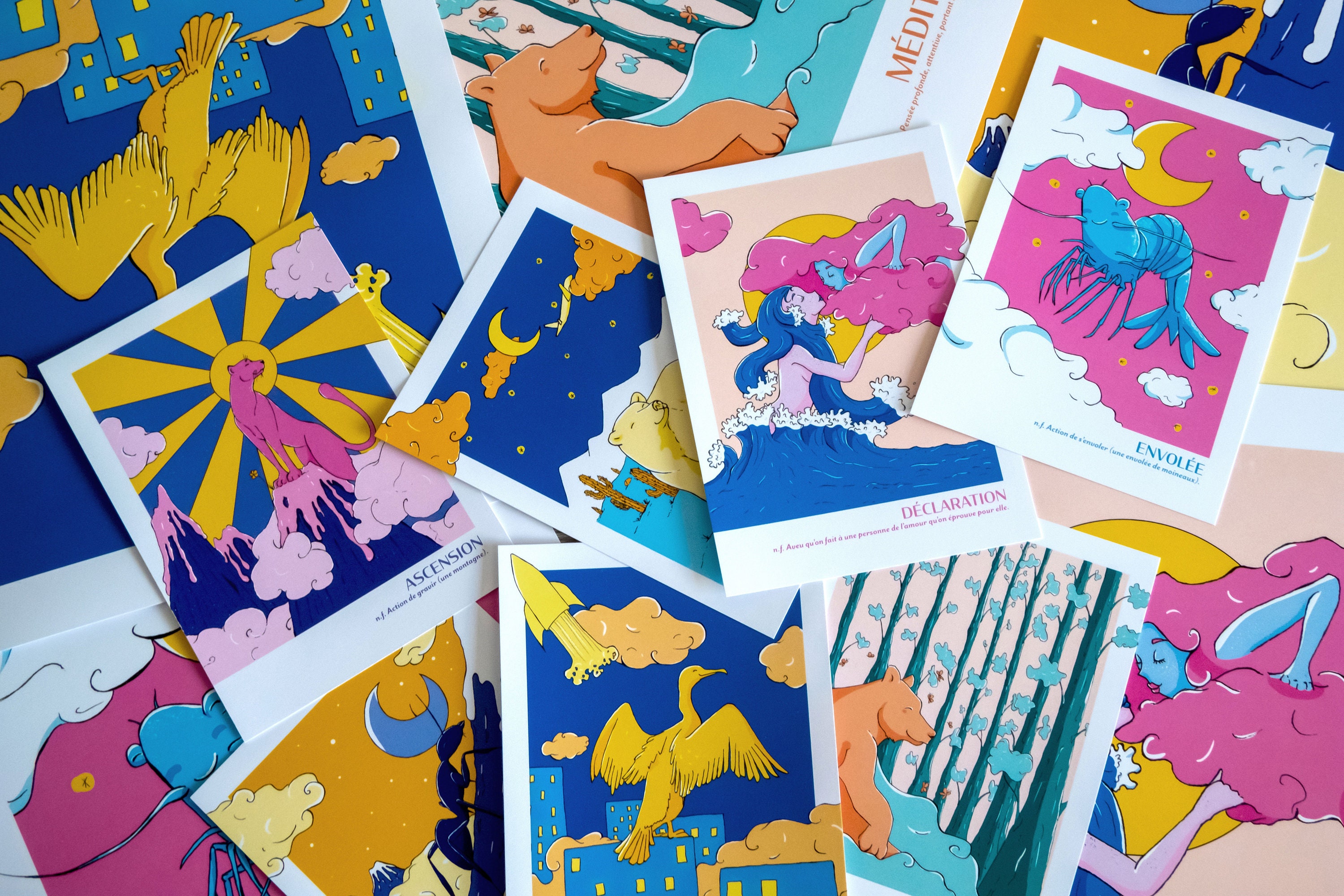 Déclaration illustration A4 et A6 - Etsy France