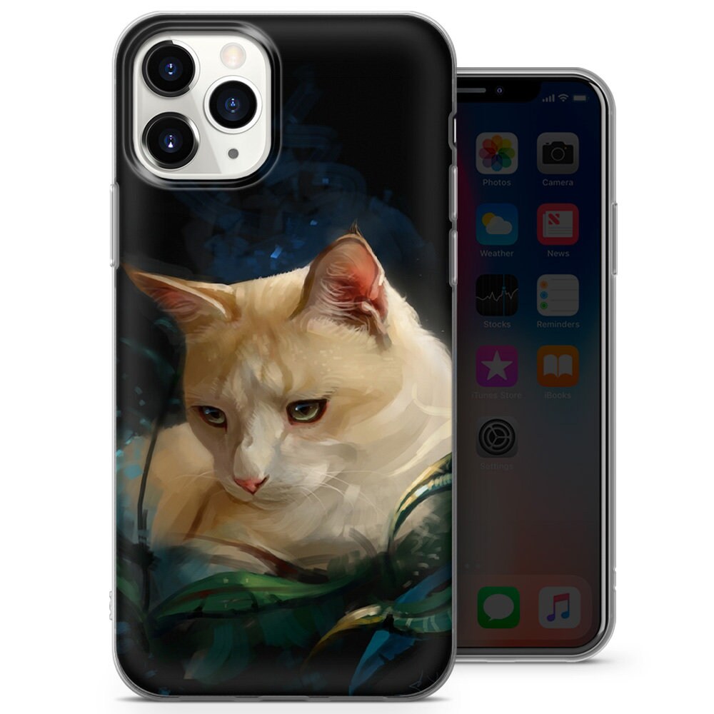 Cat Phone Case Cute Cover Fit for iPhone 12 7 8 XS XR - Etsy
