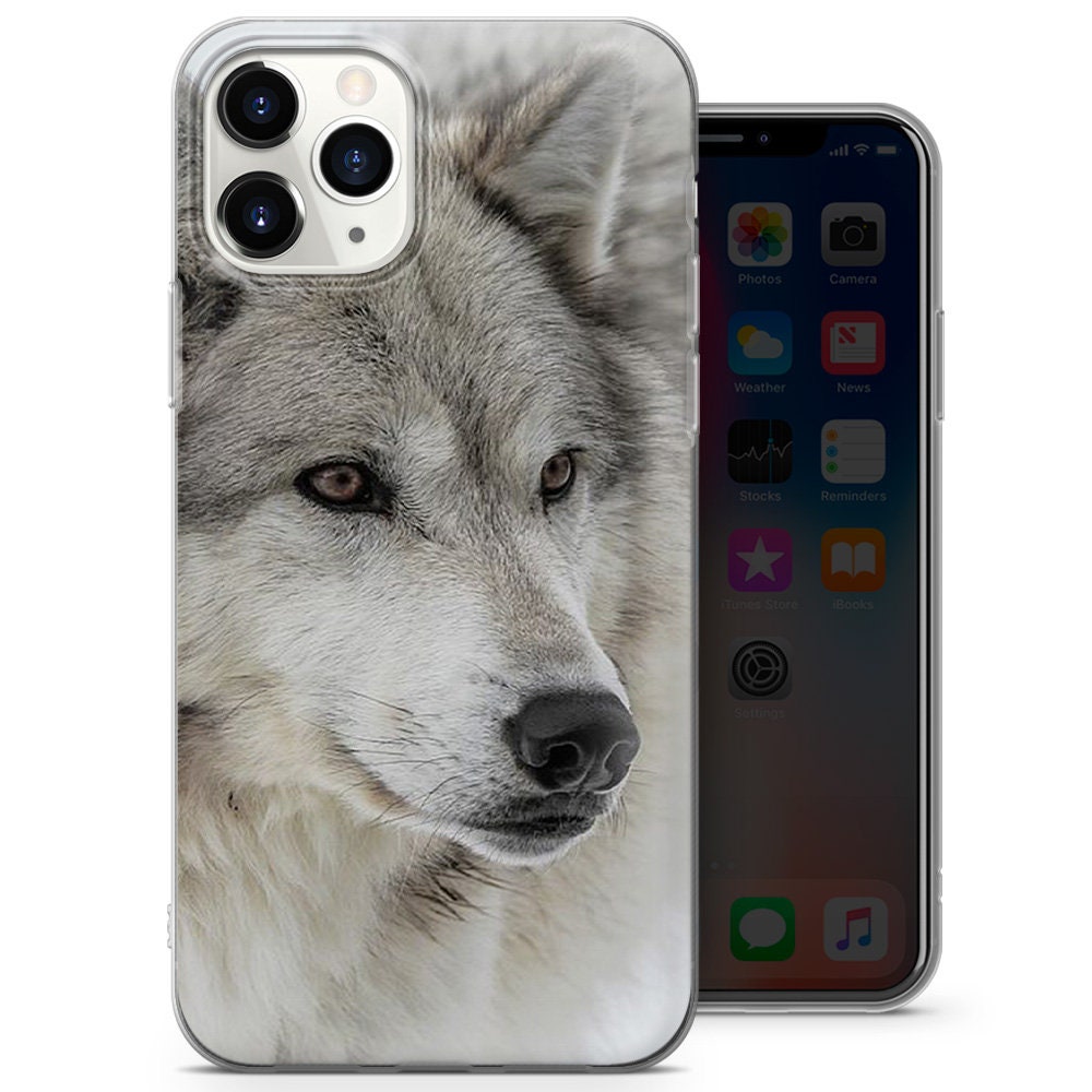 Wolf Phone Case Wolves Animal Cover Fit for iPhone 12, 7, 8, XS, XR, 11 ...