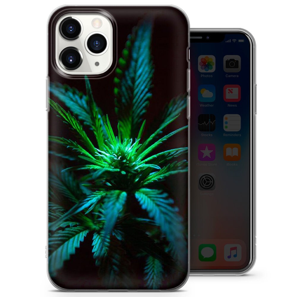 Cannabis Phone Case Ganja Cover Fit for iPhone 12, 7, 8, XS, XR, 11, 12 ...