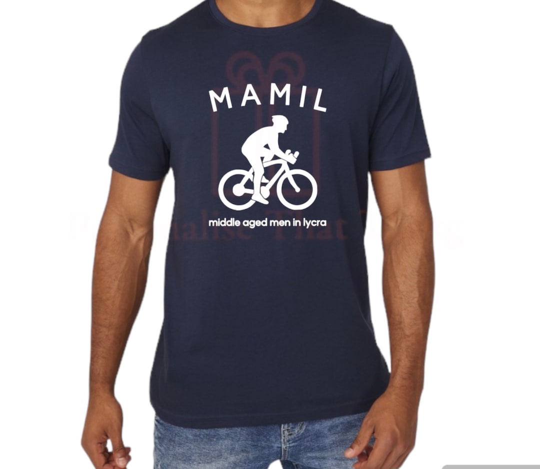 MAMIL Middle Aged Men in Lycra Bike Mens T-shirt - Etsy