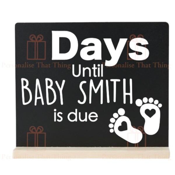 Baby Countdown - Etsy