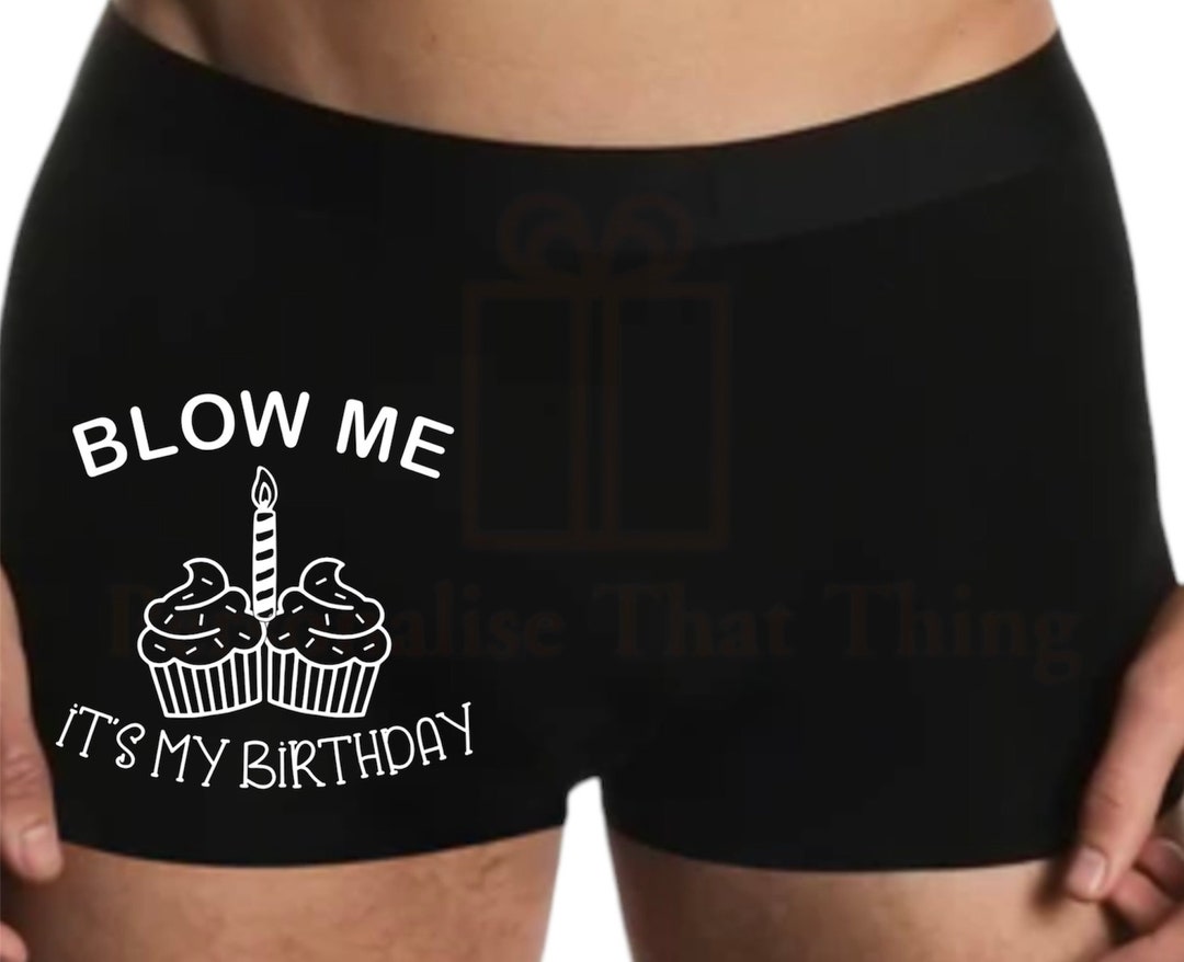 Blow Me It’s My Birthday Men’s Boxer Trunks - Etsy