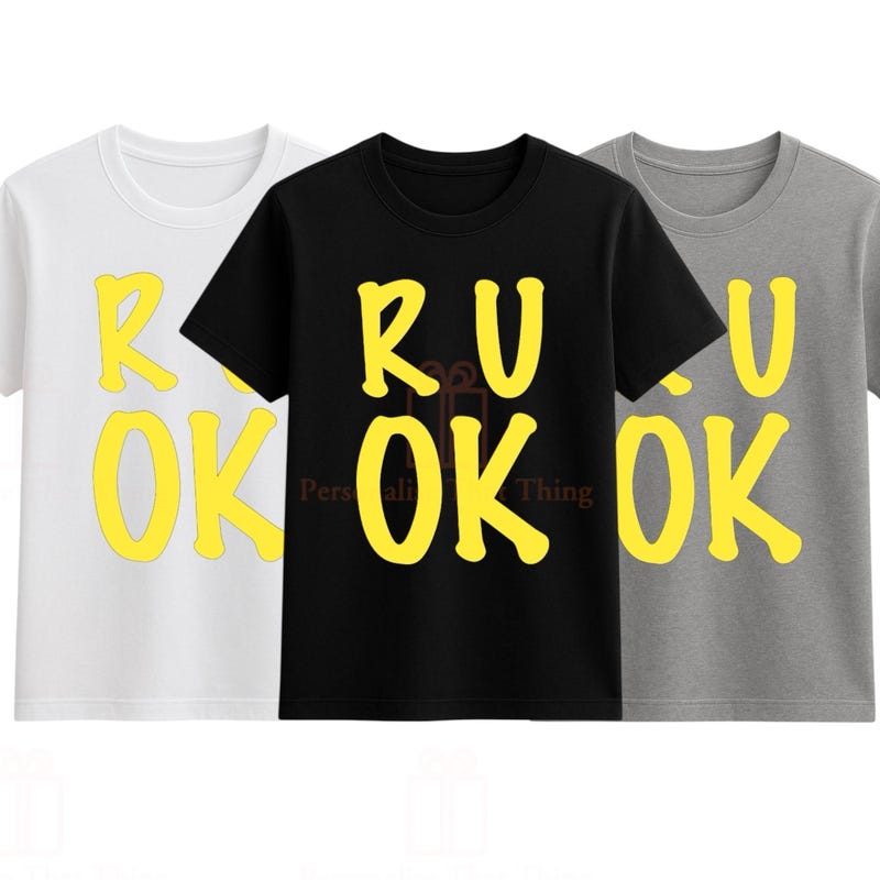 R U Ok Day Shirt - Etsy Australia