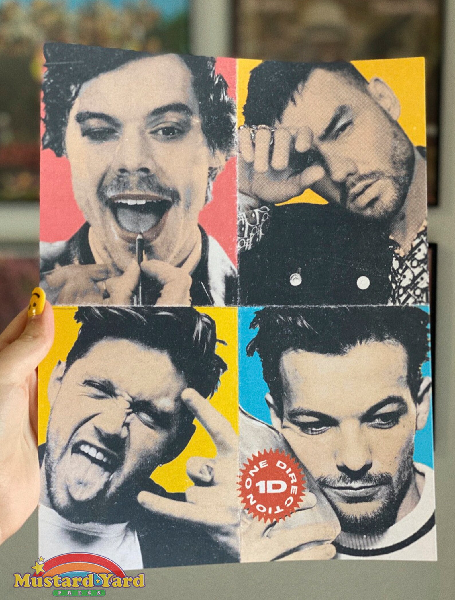 One Direction Poster Print Retro Aesthetic Art | Etsy