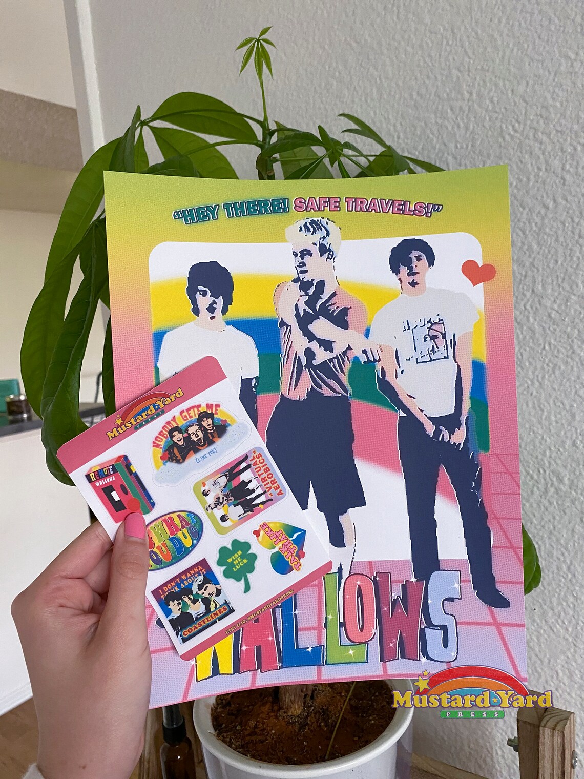 Wallows Remote Retro Inspired Y2K 90s Aesthetic Poster Print | Etsy