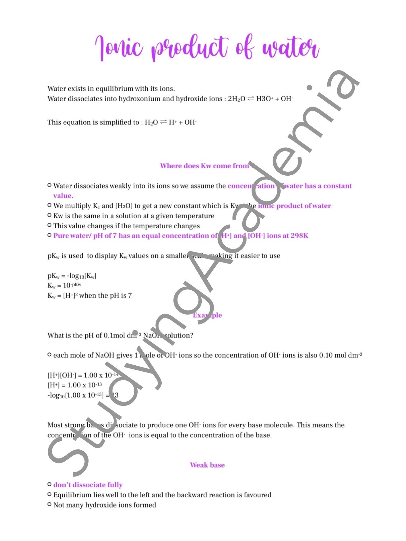 A LEVEL CHEMISTRY NOTES - Bundle - Etsy