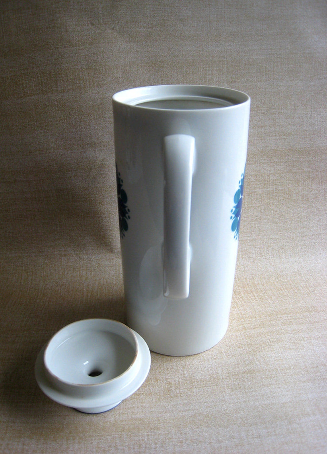 Mid Century Thomas Germany Porcelain Tulips Coffee Pot in - Etsy UK