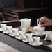 Chinese White Ceramic Kung Fu Tea Seta Complete Set With Gift - Etsy