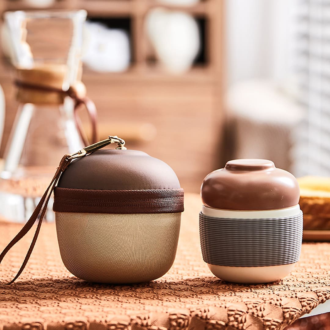 Portable Ceramic Tea Maker With Infuser | 200ml Stylish Single Serve ...