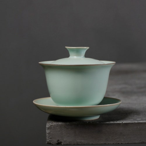 Chinese Traditional RU Ware Porcelain Gaiwan in 3 | Etsy