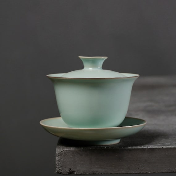 Chinese Traditional RU Ware Porcelain Gaiwan in 3 | Etsy