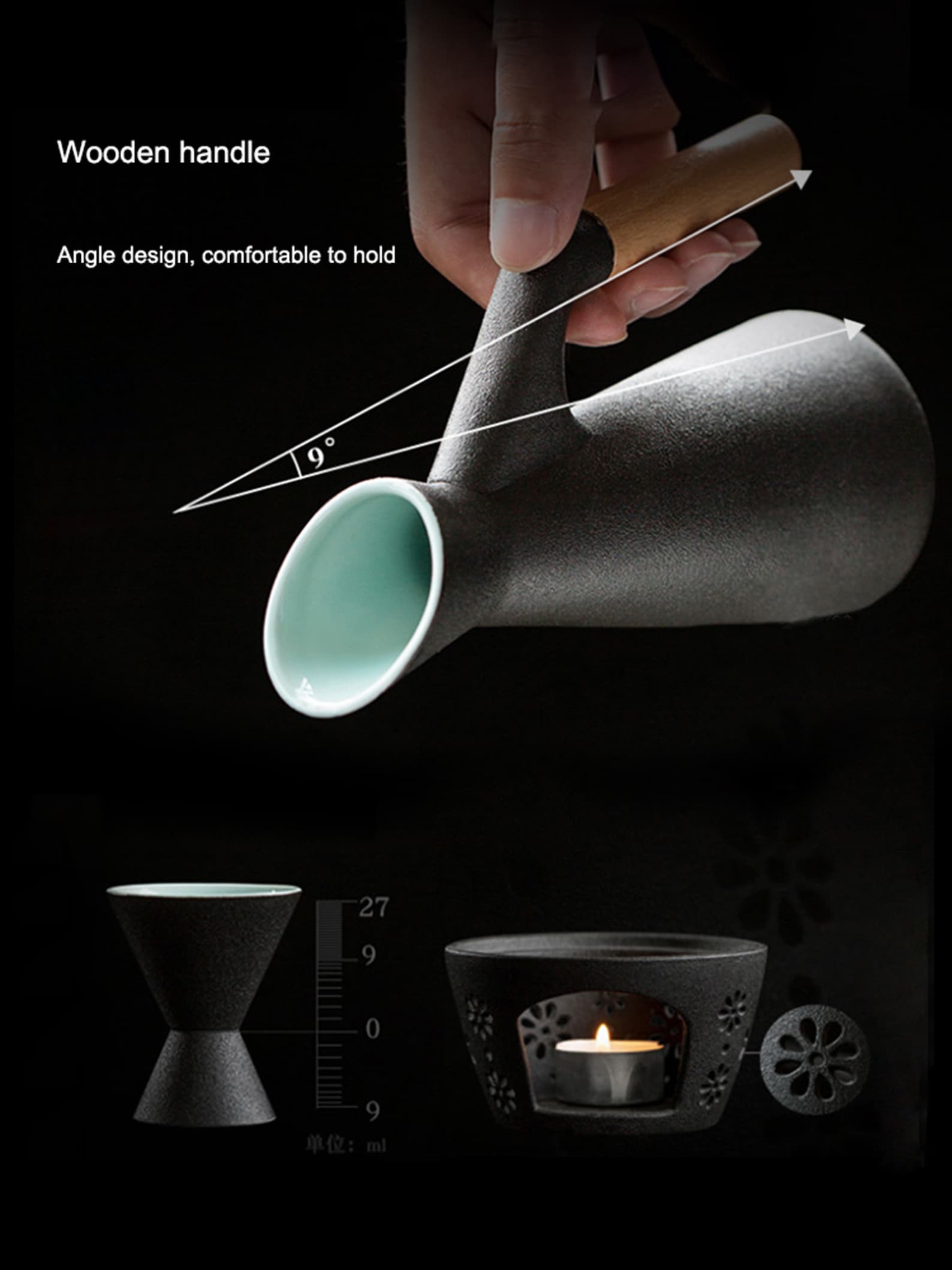 Sake Set and Cups With Warmer Keep Sake Traditional Porcelain | Etsy