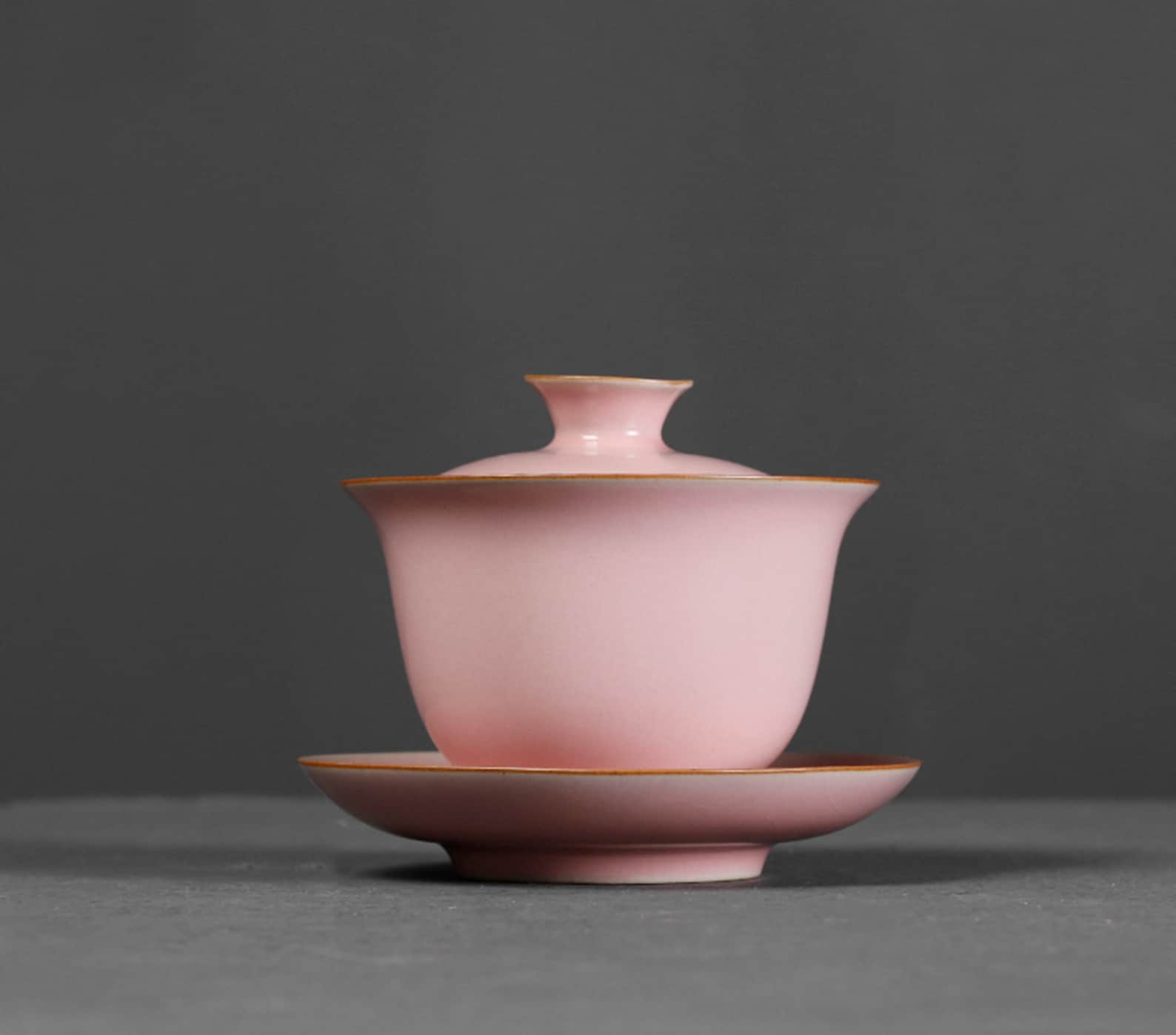 Chinese Traditional RU Ware Porcelain Gaiwan in 3 Colorsceramic Cup（tea ...