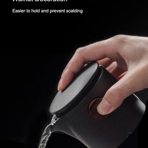 Portable Ceramic Travel Tea Set With Teapot, 3 Cups, and Carrying Case ...