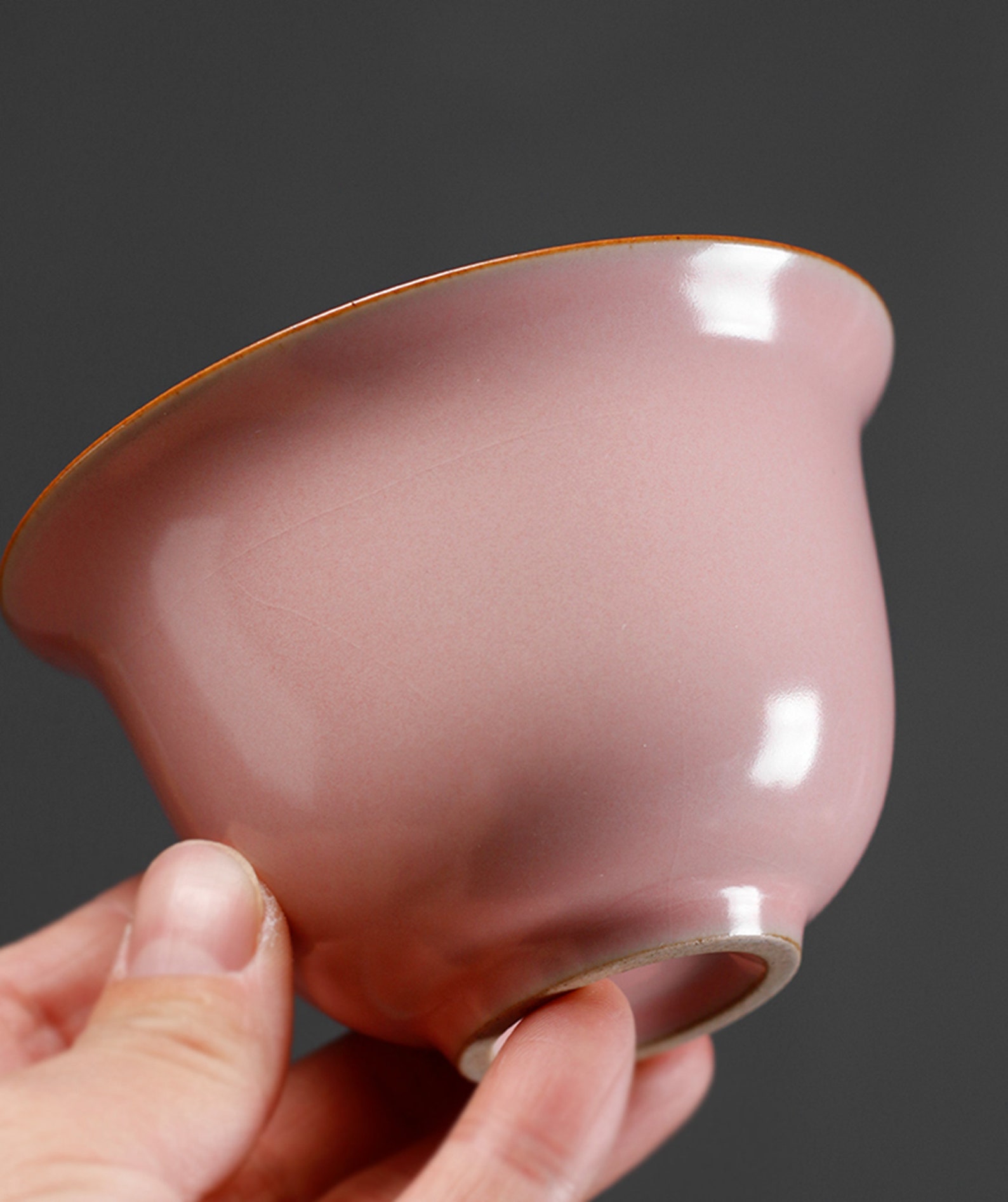 Chinese Traditional RU Ware Porcelain Gaiwan in 3 Colorsceramic Cup（tea ...