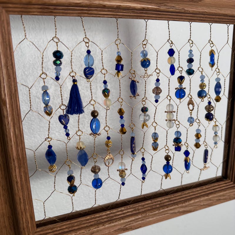 Glass Bead Hanging Decor - Etsy