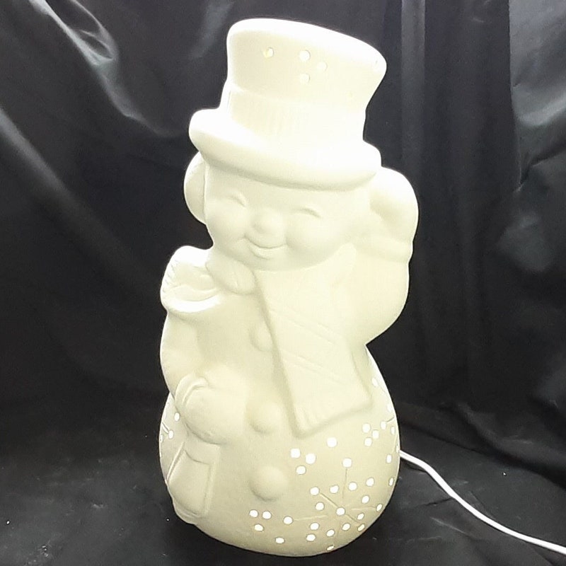 Ceramic Snowman - Etsy