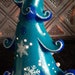 Ceramic Hand Painted Illuminated Jolly Tree, Fall & Winter Decor ...