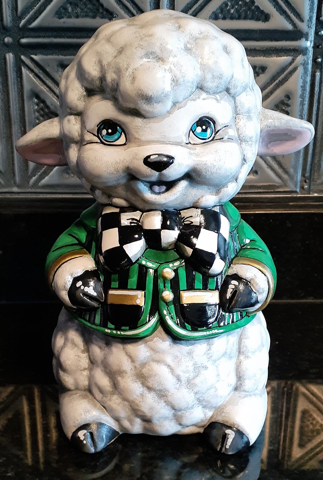 Ceramic Lamb Bank, Bisque Lamb Bank, Painted Lamb Bank, Paint Your Own ...