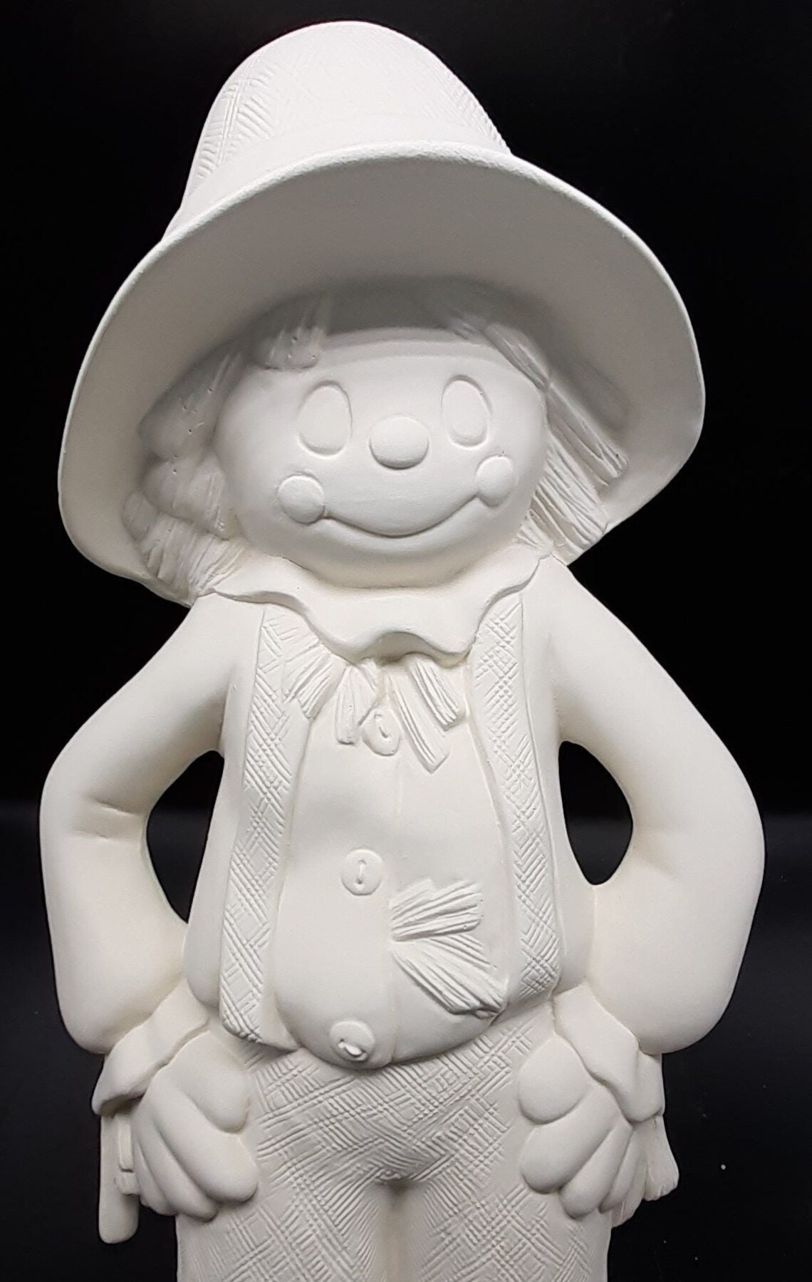 Bisque Tall Standing Scarecrow, Sammy and Sara Slim Scarecrow, Paint ...