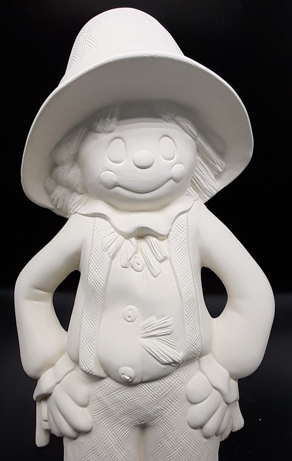 Bisque Tall Standing Scarecrow, Sammy and Sara Slim Scarecrow, Paint ...