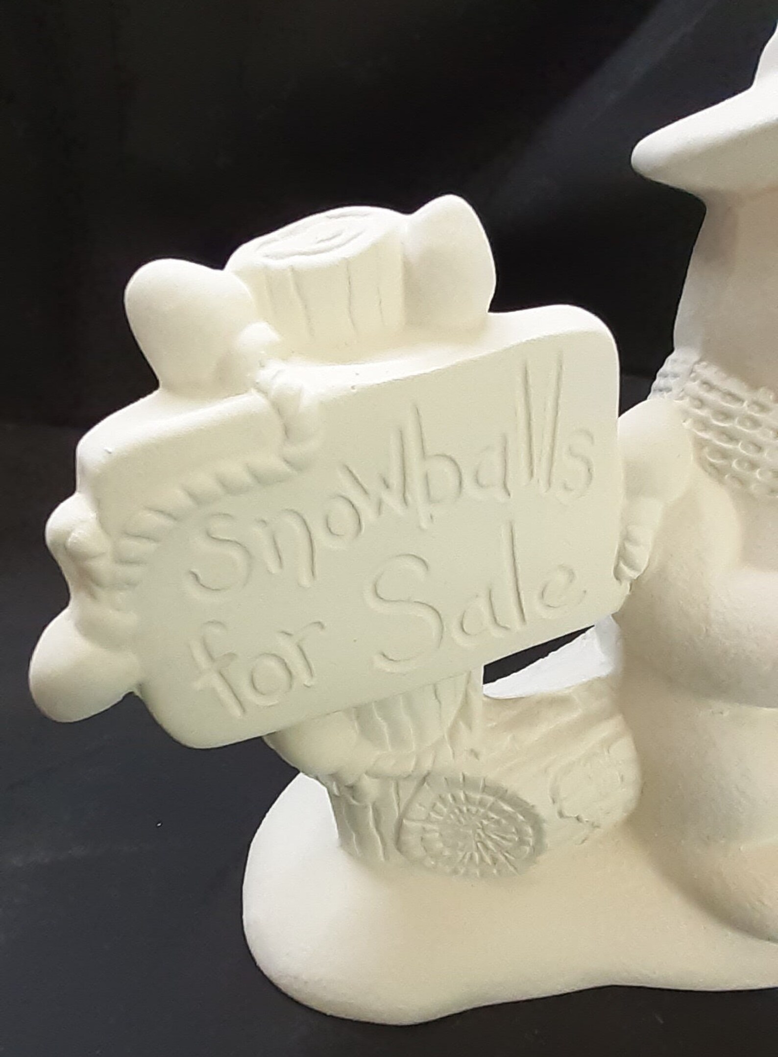 Bisque Snowman With Snowballs for Sale, Paint Your Own Bisque Snowman ...