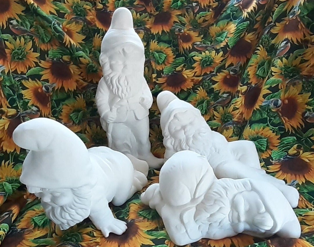 Bisque Gnomes...gnomes! GNOMES! Gnomes!...crawling Gnomes, Sleeping ...