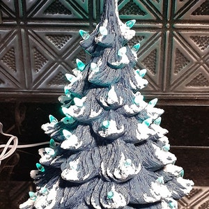 Ceramic Christmas Tree, Illuminated Christmas Tree, Custom Painted ...