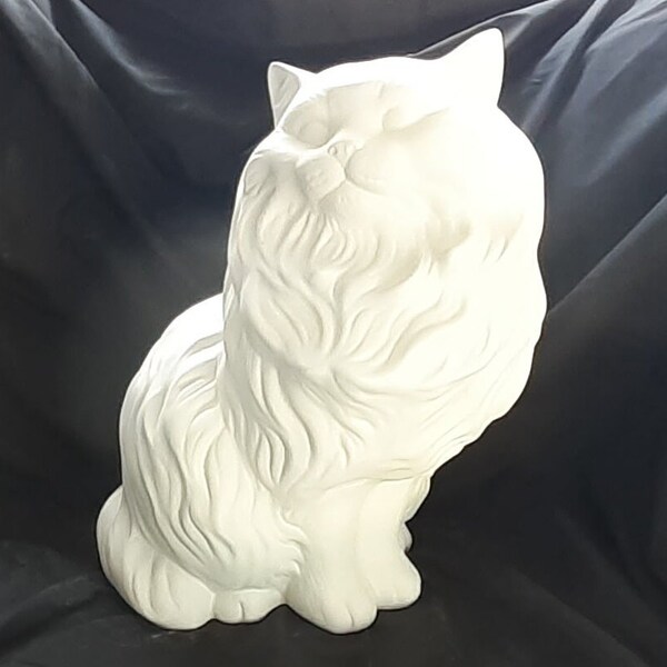 Persian Cat Figurine - Etsy