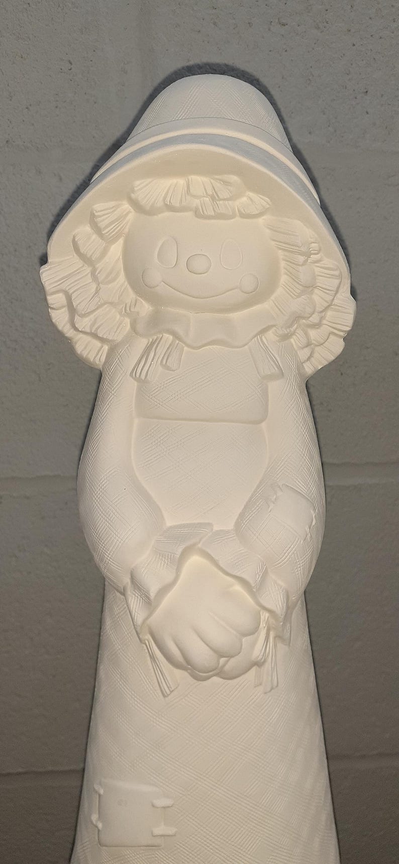 Bisque Tall Standing Scarecrow, Sammy and Sara Slim Scarecrow, Paint ...