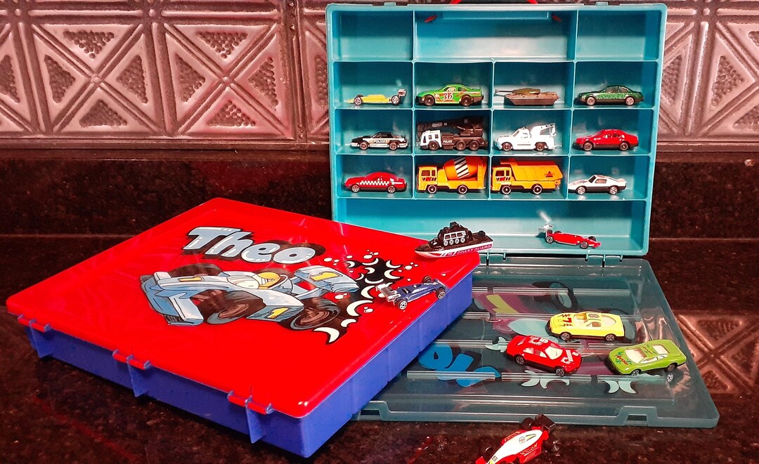 Personalized Hand Painted Car Carry Case Filled With Car Assortment - Etsy