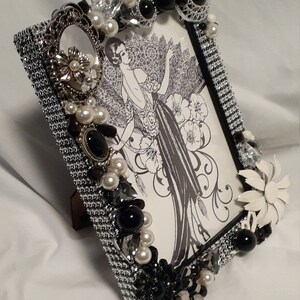 Jeweled Picture Frames Vintage Jewelry Decorated Frames - Etsy UK