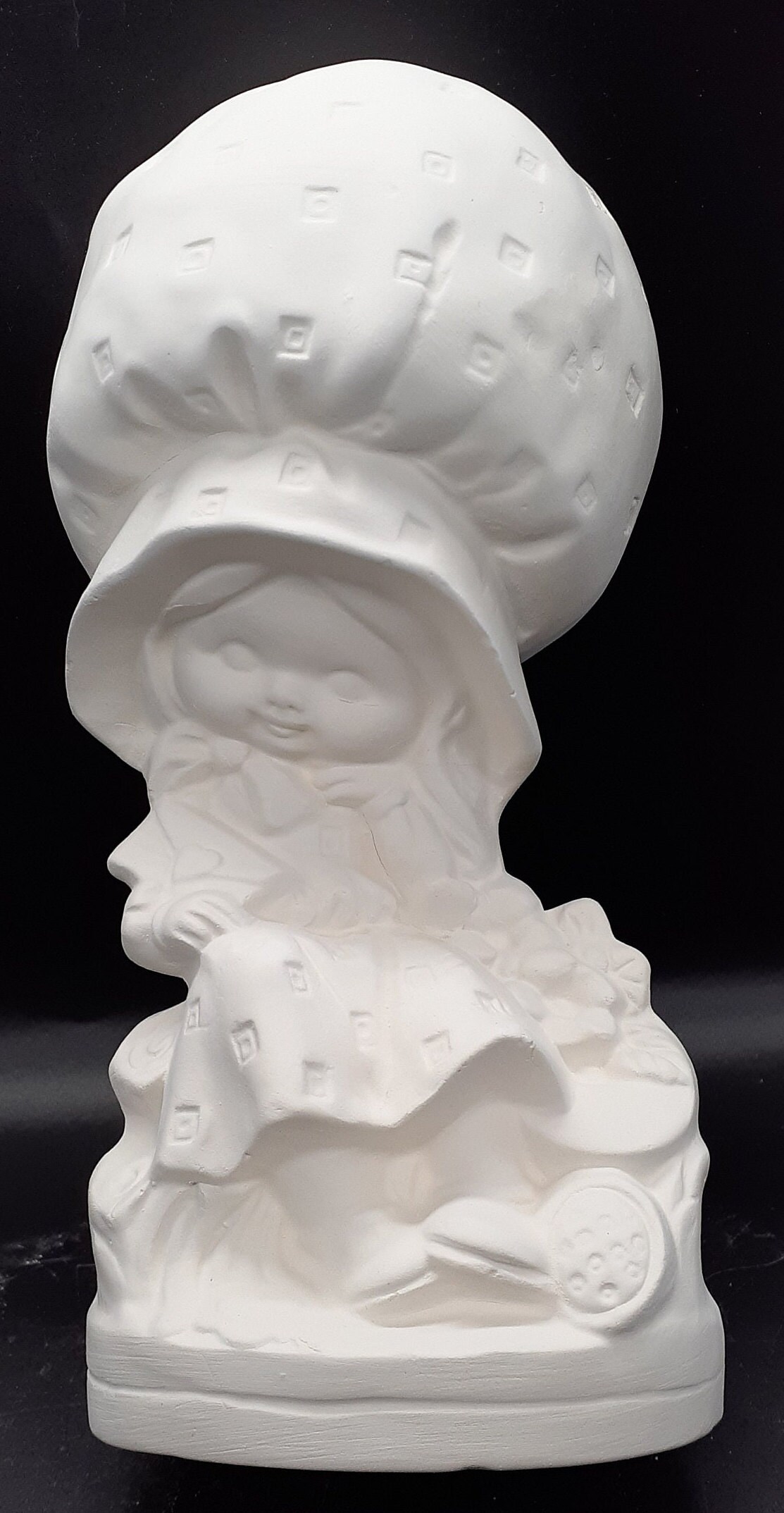 Bisque Big Bonnet Girls Bonnet Girls With Flower Sack Bonnet - Etsy