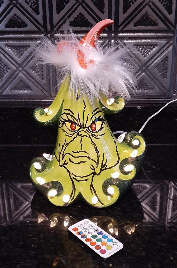 Ceramic Christmas Tree Jolly Tree Illuminated Christmas - Etsy