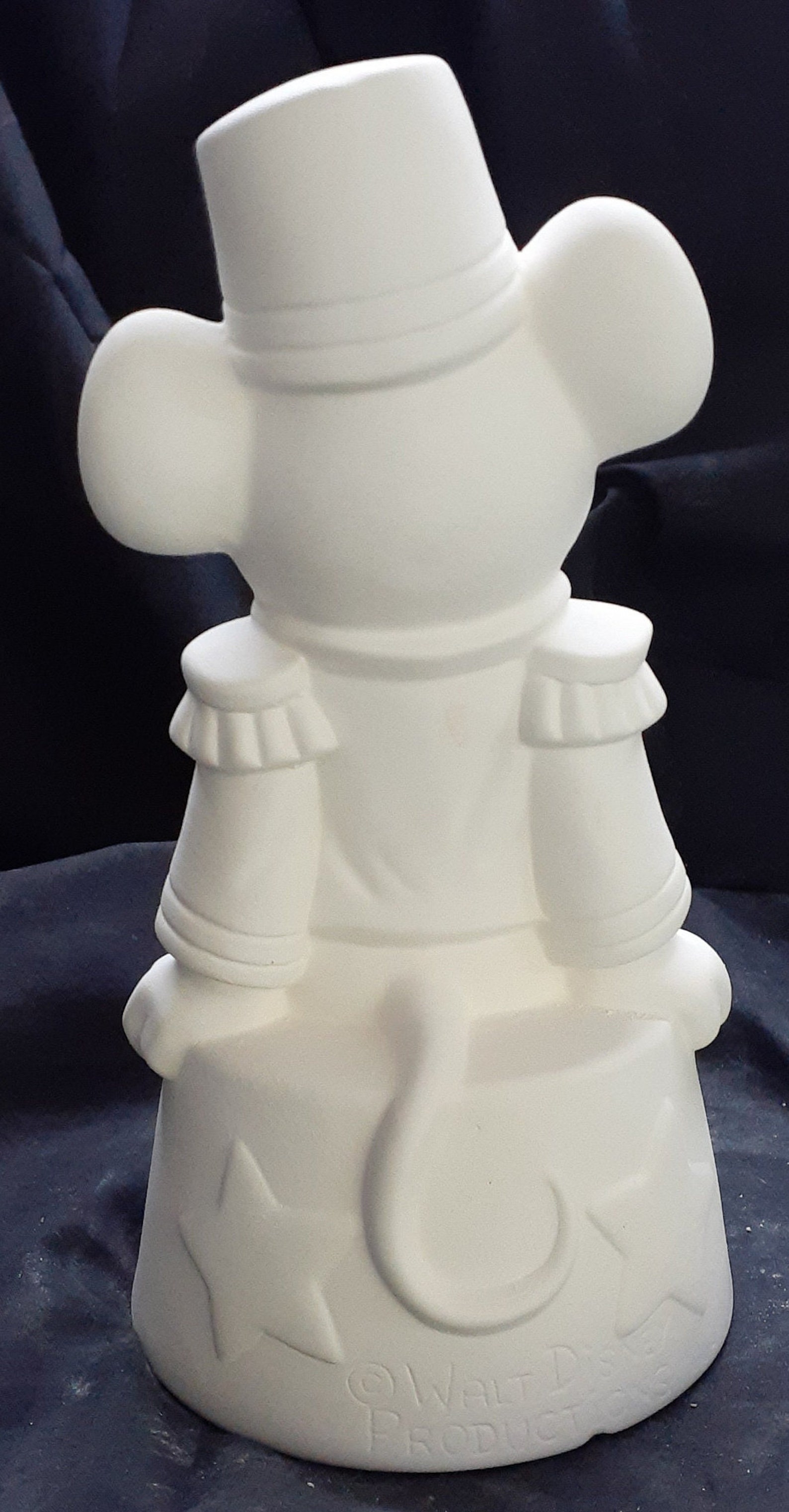 Bisque Disney Characters, Unpainted Dumbo and Timothy Q. Mouse, Paint ...