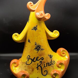 NO-LIGHT Jolly Trees, Grinch Tree, BEE Jolly Tree, Ceramic Decor, Hand ...