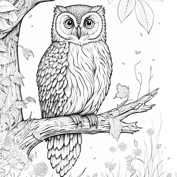 10 Beautiful Birds Printable Coloring Pages, Coloring Sheets for Adults ...