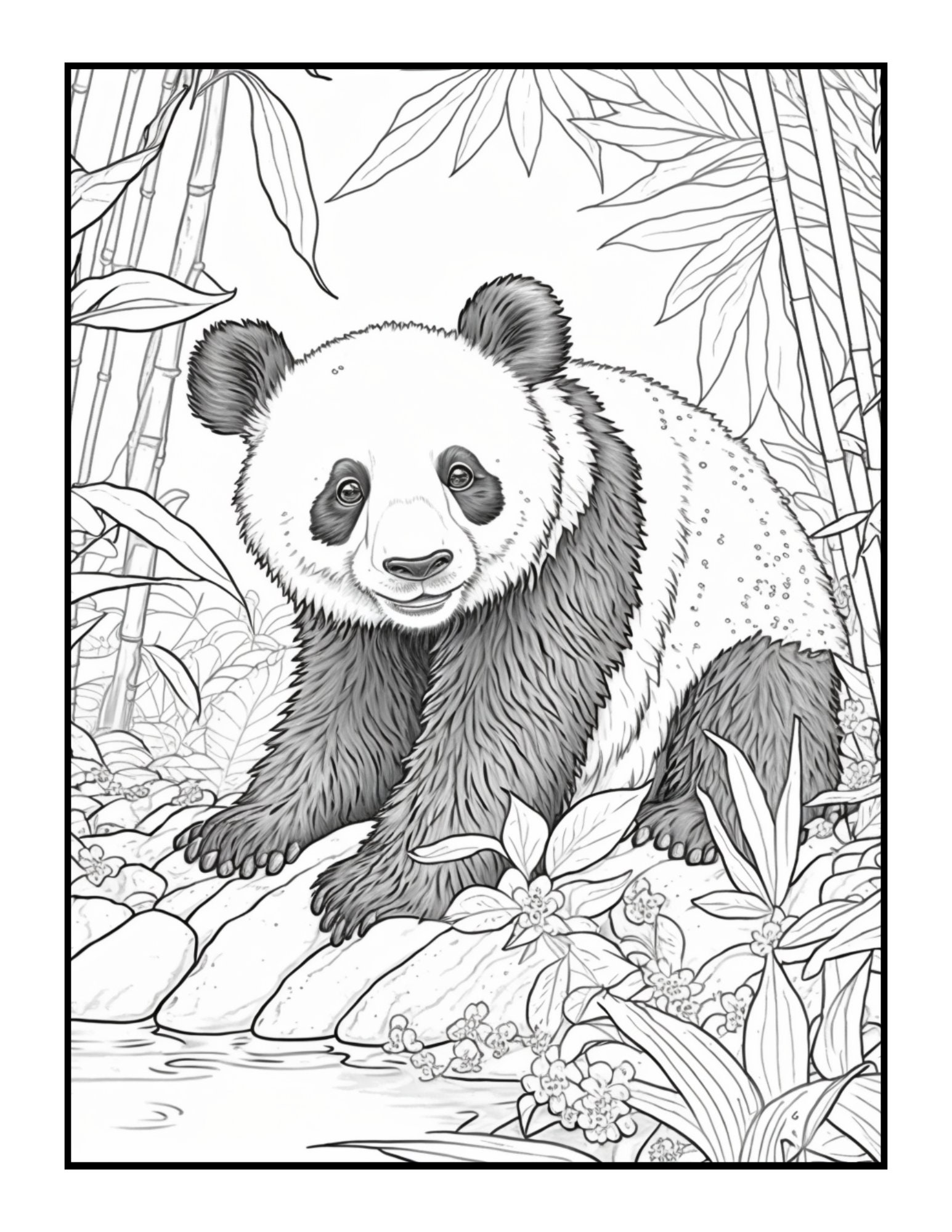 20 Cute Animals Printable Coloring Pages, Beautiful Animals Coloring ...