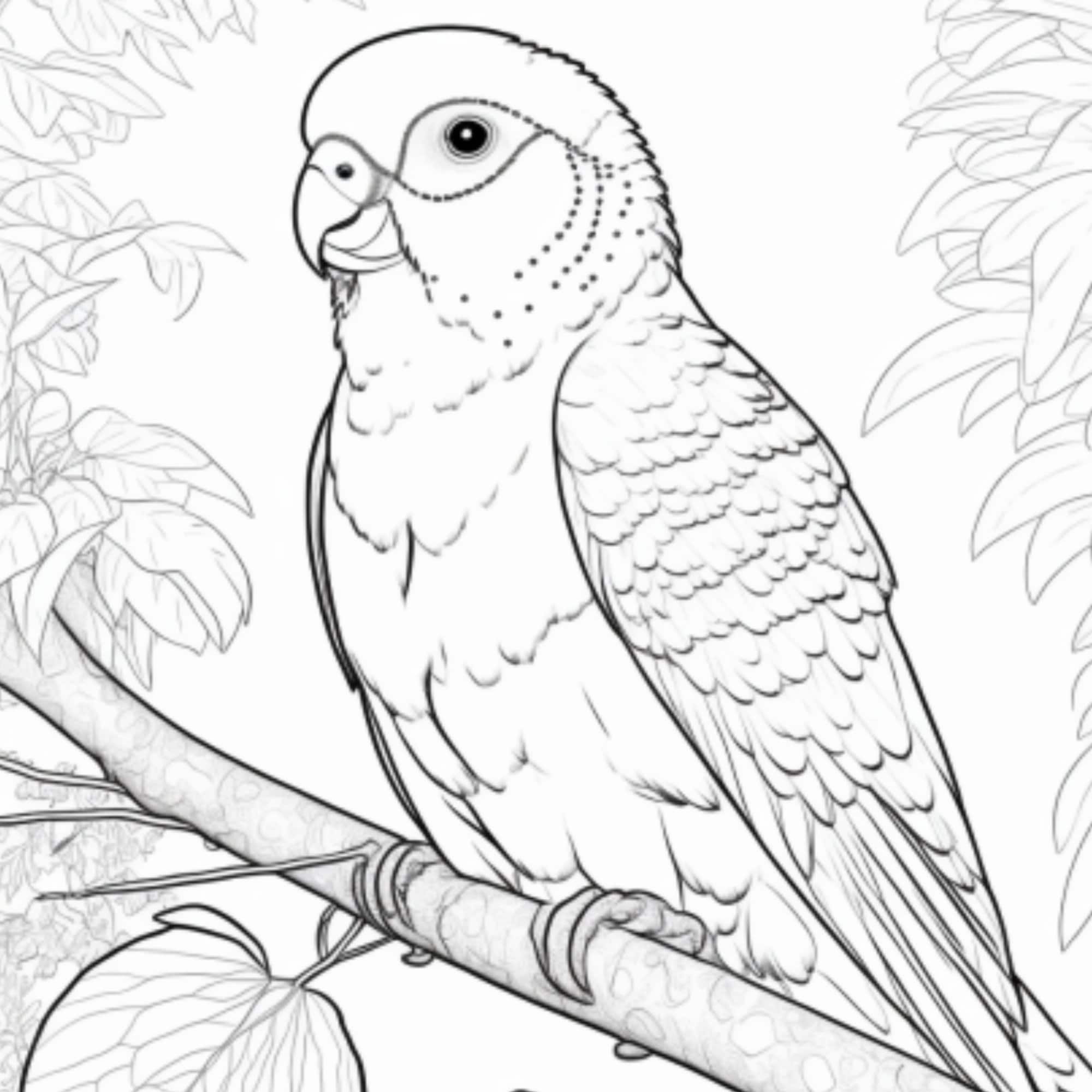 10 Beautiful Birds Printable Coloring Pages, Coloring Sheets for Adults ...