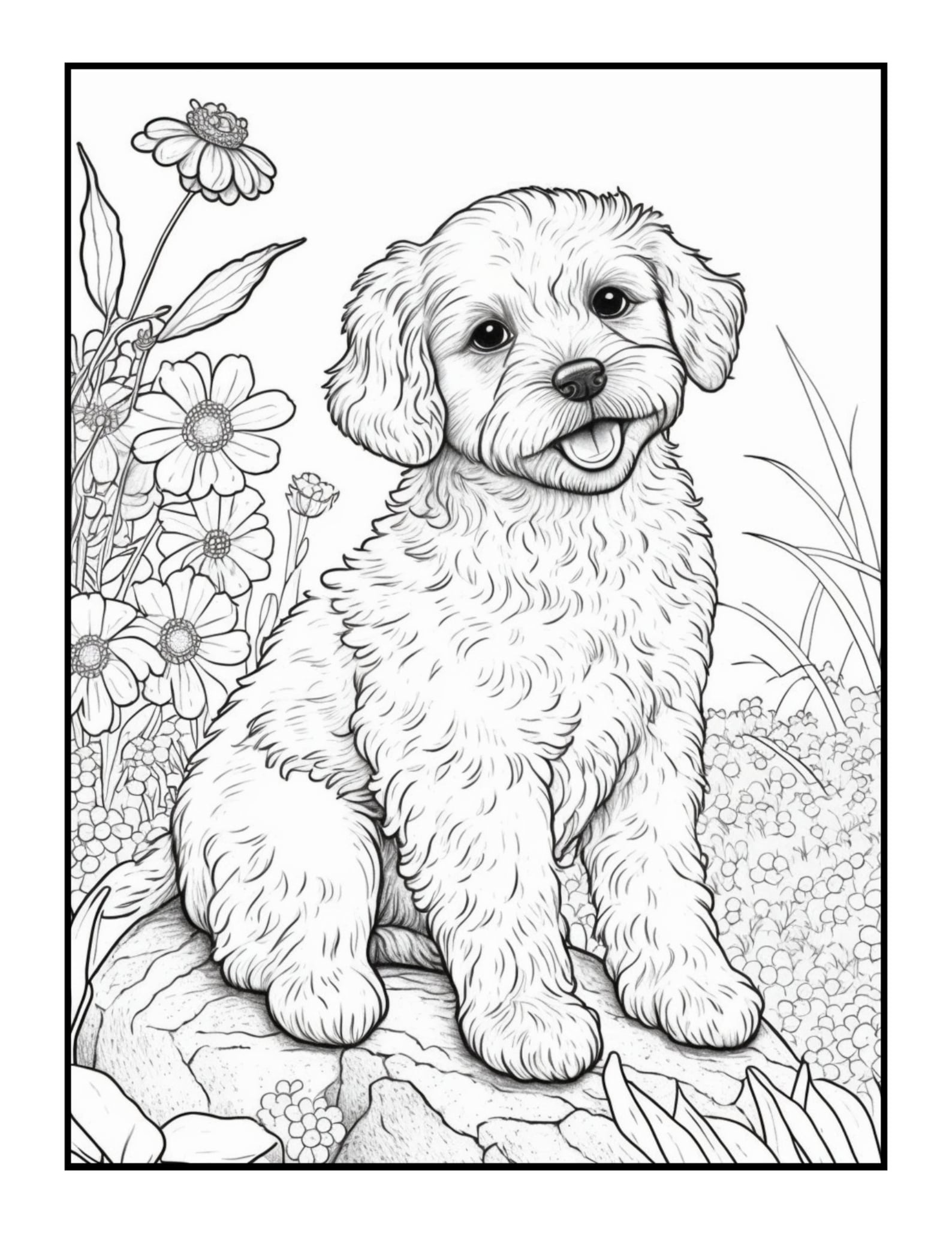 20 Cute Animals Printable Coloring Pages, Beautiful Animals Coloring ...