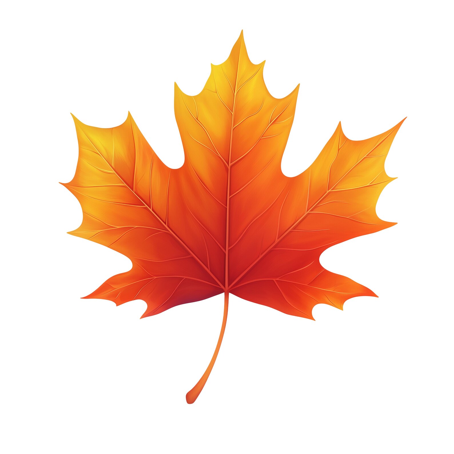 70 Colorful Autumn Leaves Clipart Bundle, High Quality 300 DPI ...