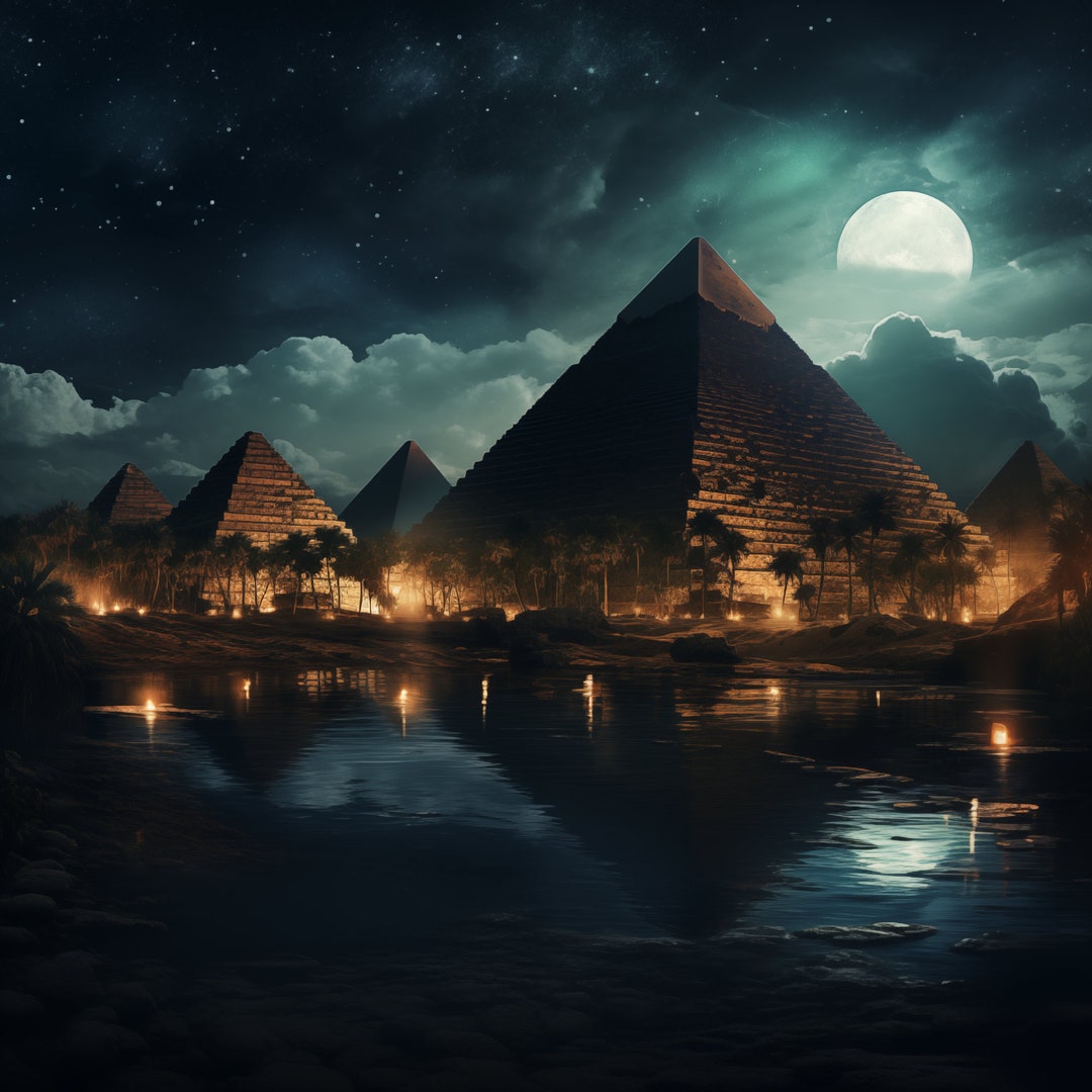 Egyptian Pyramids in Ancient Times Image, 4000 X 4000 Px, Pyramids Png ...