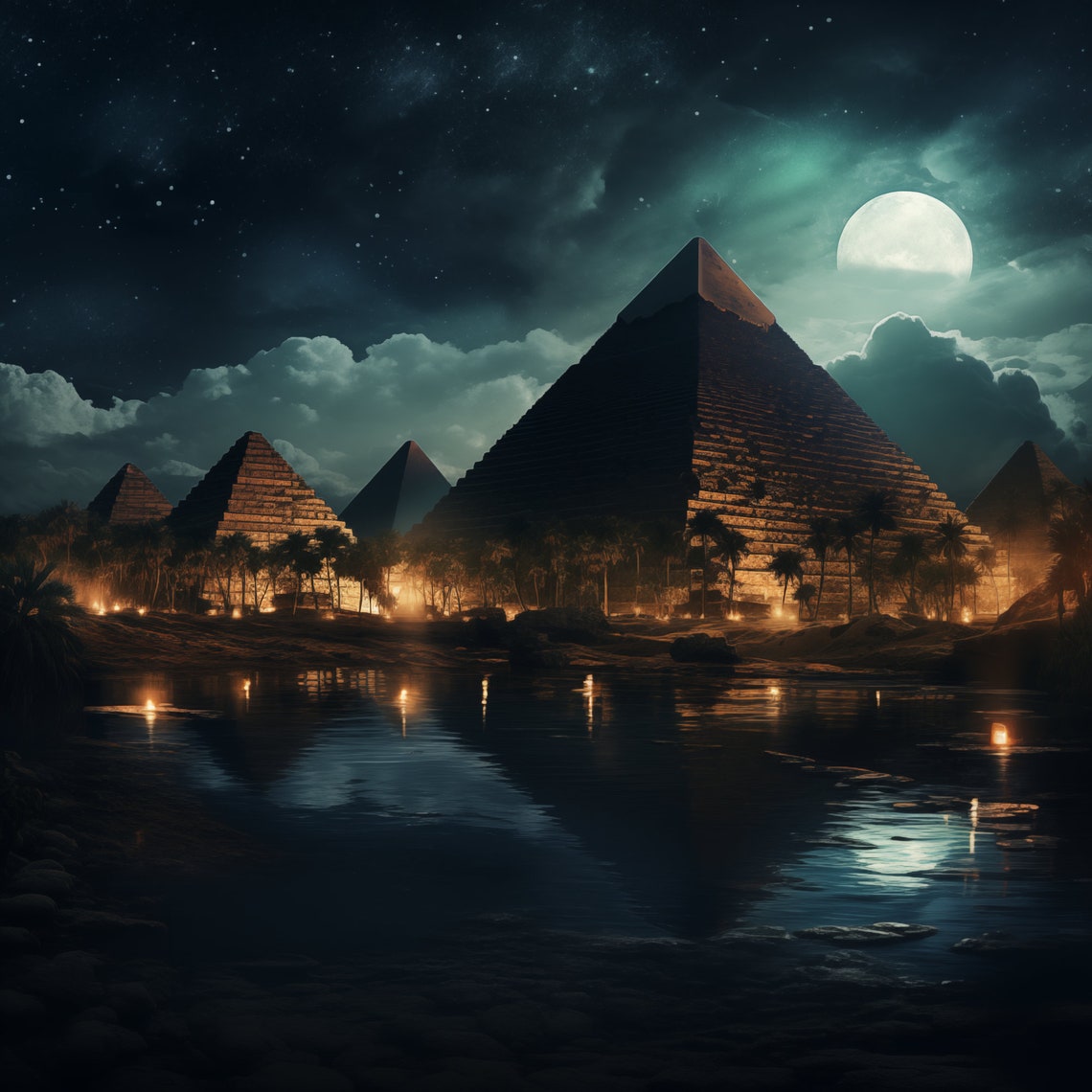 Egyptian Pyramids in Ancient Times Image, 4000 X 4000 Px, Pyramids Png ...