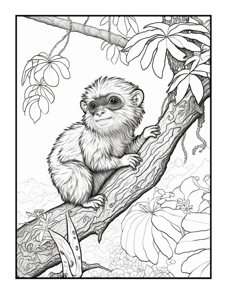20 Cute Animals Printable Coloring Pages, Beautiful Animals Coloring ...